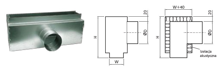 Plenum box for slot diffusers - HTS